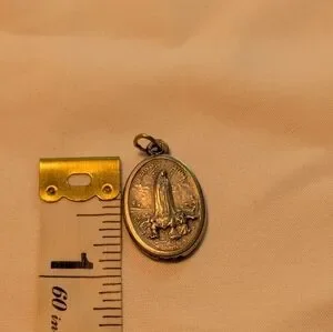Source Unknown | Jewelry | Vintage Our Lady Of Fatima Sacred Heart Of ...